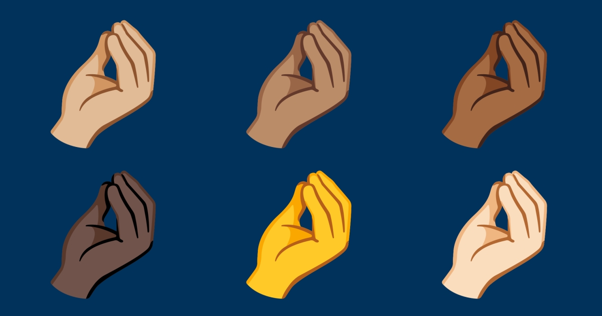 🤌 Interrogation Emojis 🤌🏻 🤌🏼 🤌🏽 🤌🏾 🤌🏿