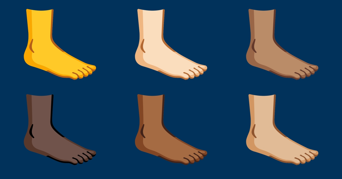 🦶 Stomp Emojis 🦶🏻 🦶🏼 🦶🏽 🦶🏾 🦶🏿