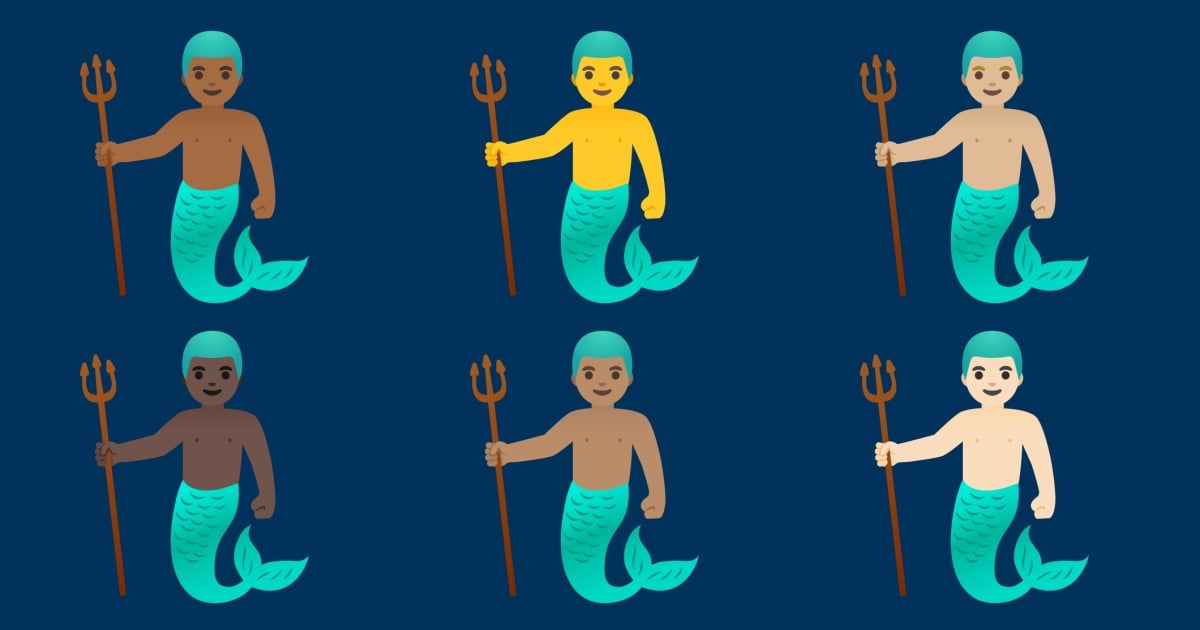 🧜‍♂️ Merman Emojis 🧜🏻‍♂️ 🧜🏼‍♂️ 🧜🏽‍♂️ 🧜🏾‍♂️ 🧜🏿‍♂️