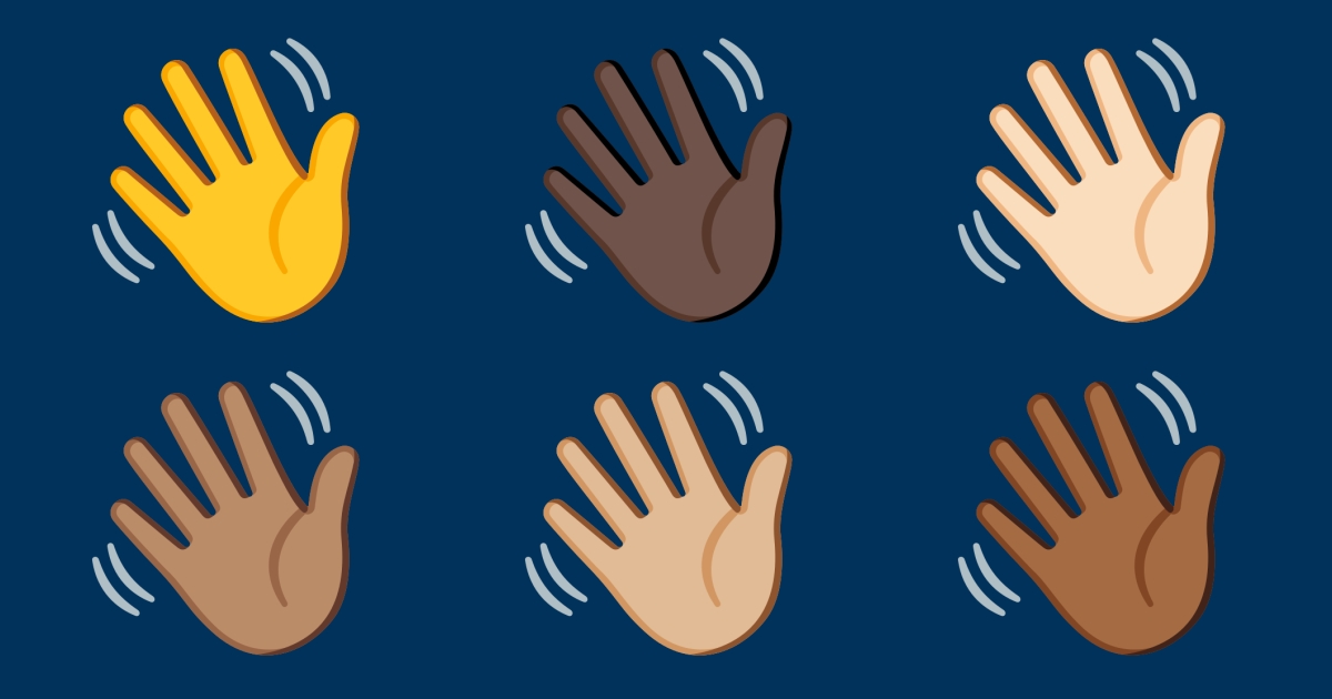 👋 Hey Emojis 👋🏻 👋🏼 👋🏽 👋🏾 👋🏿