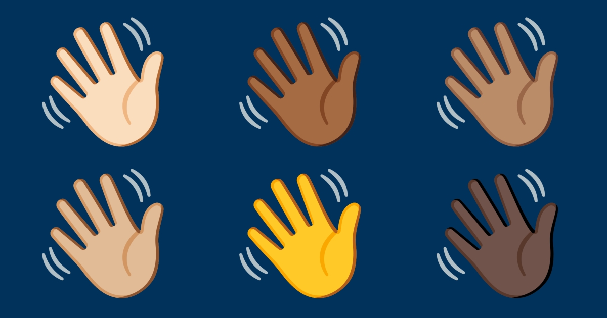 👋 Later Emojis 👋🏻 👋🏼 👋🏽 👋🏾 👋🏿