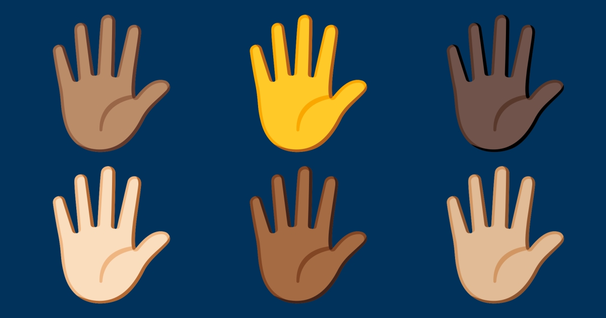 🖐️ Splayed Emojis 🖐🏻 🖐🏼 🖐🏽 🖐🏾 🖐🏿
