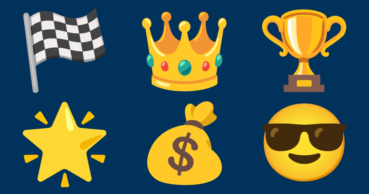 😎 Win Emojis 🌟 🏆 👑 💰 🏁