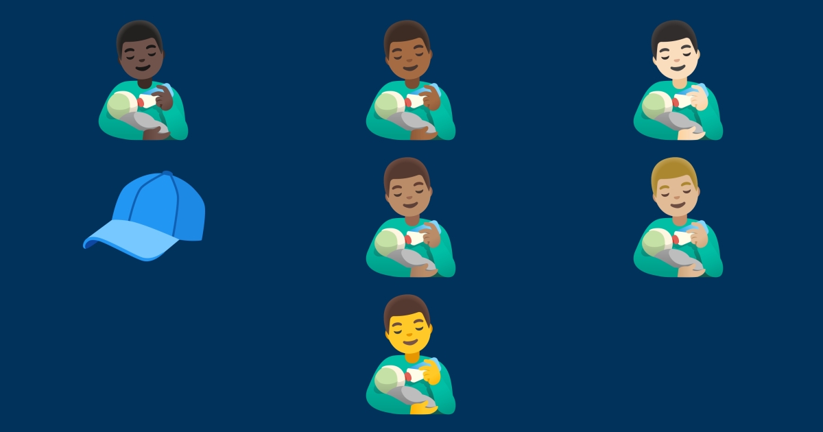 👨‍🍼 Dad Emojis 🧢 👨🏻‍🍼 👨🏼‍🍼 👨🏽‍🍼 👨🏾‍🍼 👨🏿‍🍼