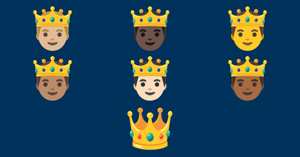 🤴 King Emojis 👑 🤴🏻 🤴🏼 🤴🏽 🤴🏾 🤴🏿