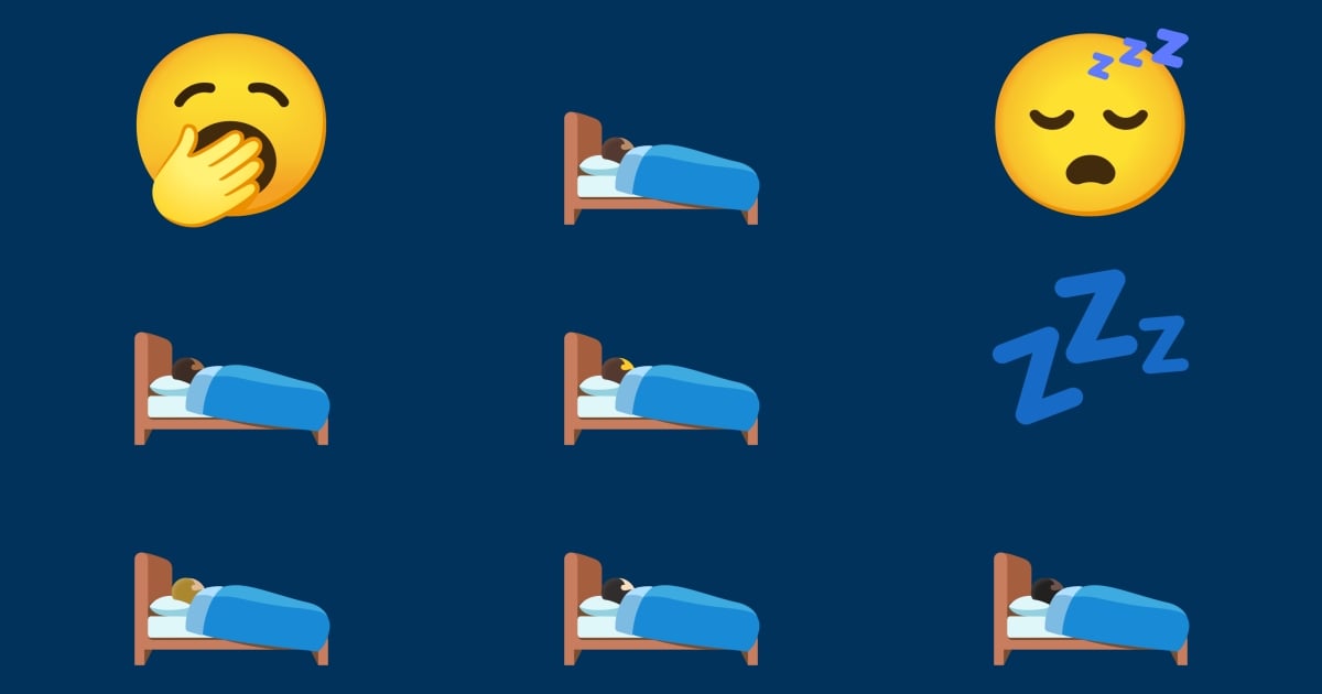 😴 Goodnight Emojis 🥱 💤 🛌 🛌🏻 🛌🏼 🛌🏽