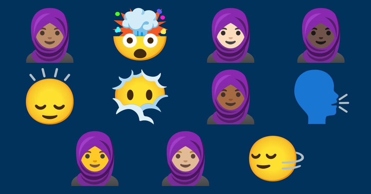 😶‍🌫️ Head Emojis 🙂‍↔️ 🙂‍↕️ 🤯 🧕 🗣️ 🧕🏻