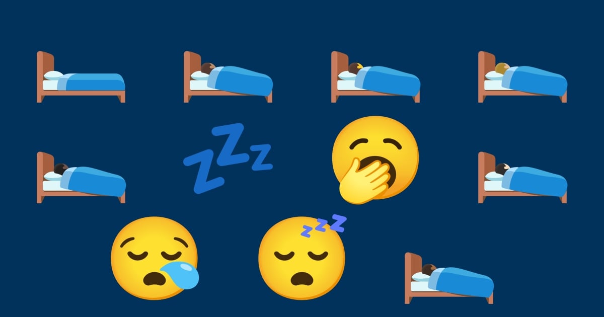 😪 Sleep Emojis 😴 🥱 💤 🛌 🛏️ 🛌🏻