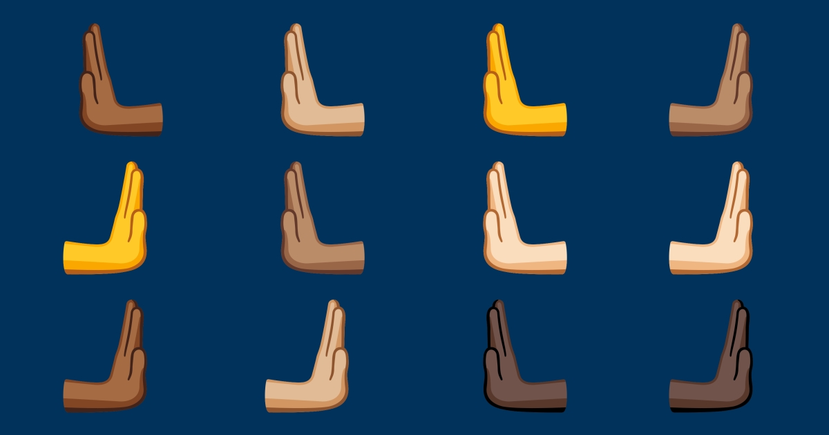 Block Emojis 🫸 🫷🏻 🫷🏼 🫷🏽 🫷🏾 🫷🏿