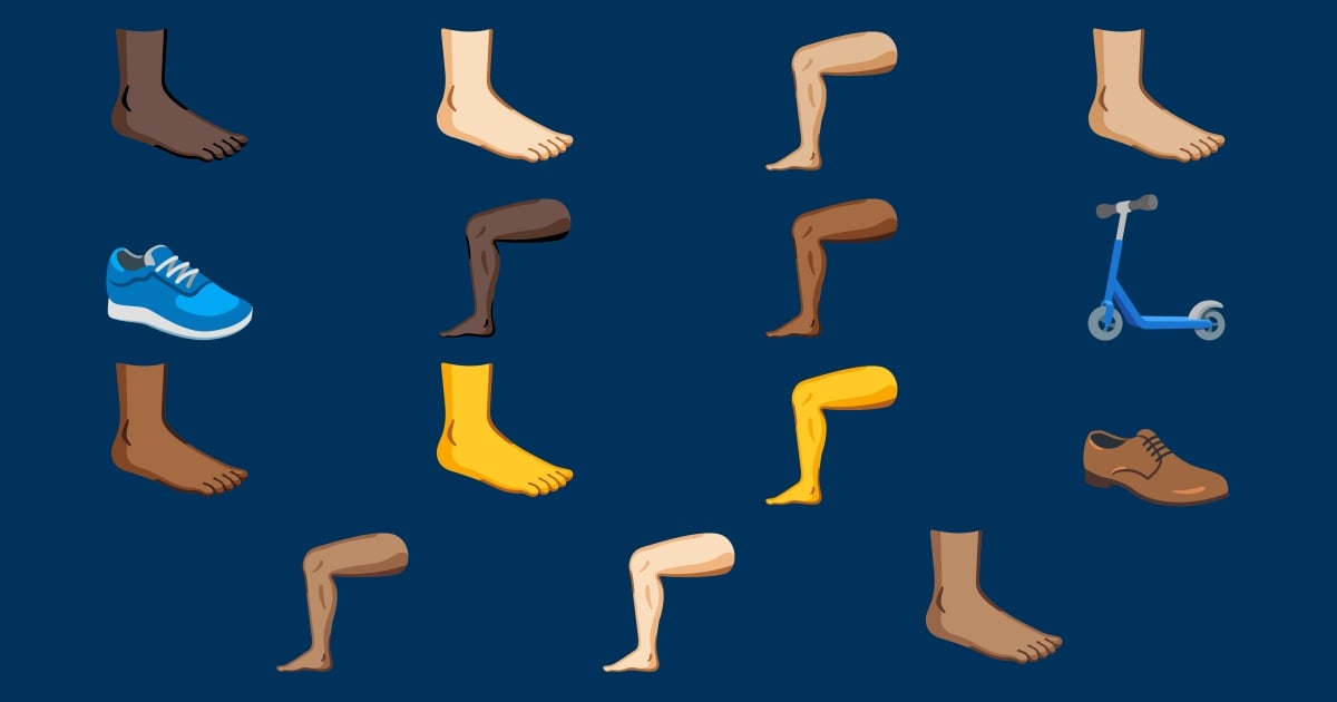 🦵 Kick Emojis 🦶 🛴 👞 👟 🦵🏻 🦵🏼