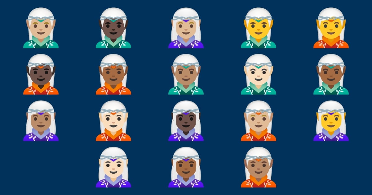 🧝 Magical Emojis 🧝‍♂️ 🧝‍♀️ 🧝🏻 🧝🏼 🧝🏽 🧝🏾