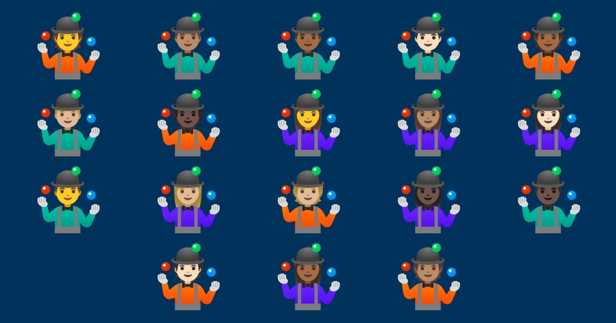 🤹 Skill Emojis 🤹‍♂️ 🤹‍♀️ 🤹🏻 🤹🏼 🤹🏽 🤹🏾