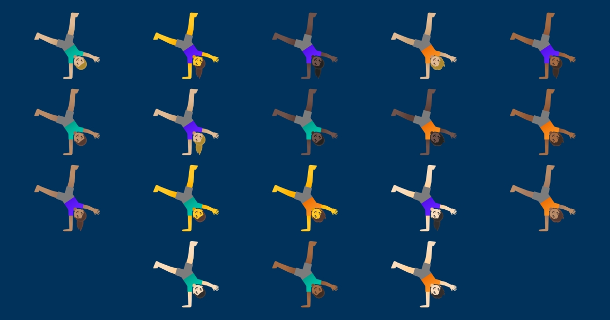 🤸 Gymnastics Emojis 🤸‍♂️ 🤸‍♀️ 🤸🏻 🤸🏼 🤸🏽 🤸🏾