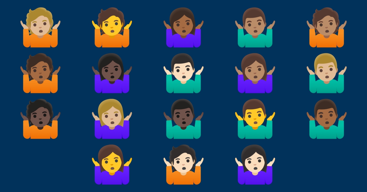 🤷 Indifference Emojis 🤷‍♂️ 🤷‍♀️ 🤷🏻 🤷🏼 🤷🏽 🤷🏾