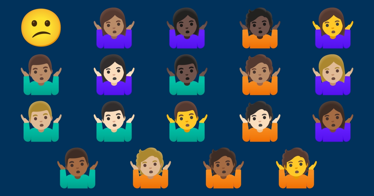 😕 Dunno Emojis 🤷 🤷‍♂️ 🤷‍♀️ 🤷🏻 🤷🏼 🤷🏽