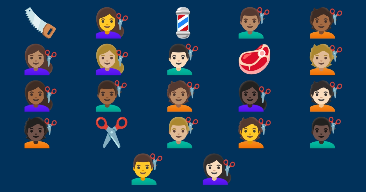 💇 Cut Emojis 💇‍♂️ 💇‍♀️ 🥩 💈 ️ 🪚