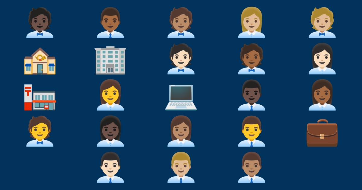 🧑‍💼 Office Emojis 👨‍💼 👩‍💼 🏢 🏣 🏤 💻