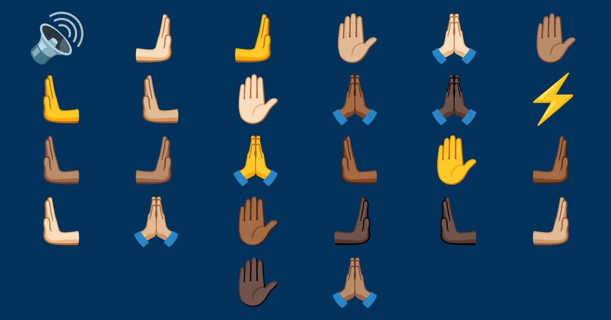 High Emojis 🫷 🫸 🙏 ⚡ 🔊 🏻