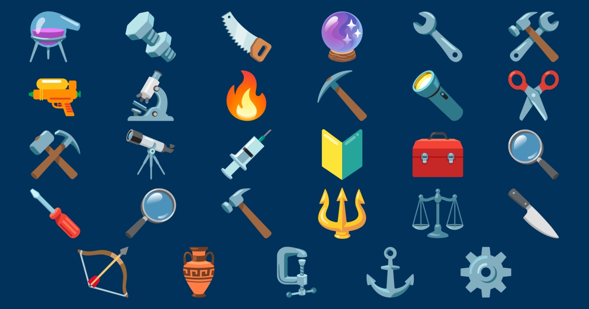 🔪 Tool Emojis 🏺 ⚓ 🔥 🔫 🔮 🔍