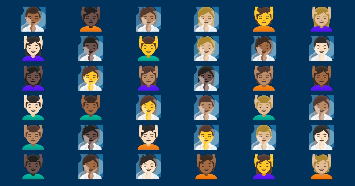 💆 Spa Emojis 💆‍♂️ 💆‍♀️ 🧖 🧖‍♂️ 🧖‍♀️ 💆🏻