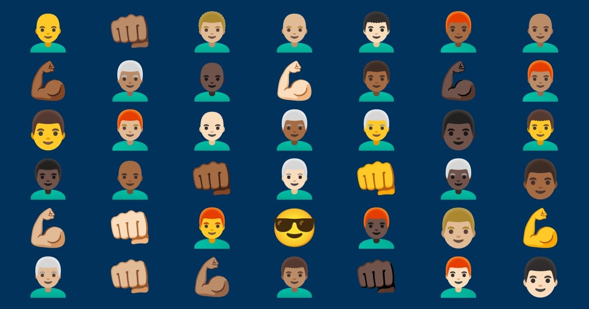 😎 Bro Emojis 👊 💪 👨 👨‍🦰 👨‍🦱 👨‍🦳