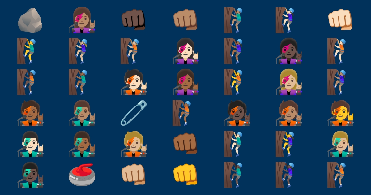 👊 Rock Emojis 🧑‍🎤 👨‍🎤 👩‍🎤 🧗 🧗‍♂️ 🧗‍♀️