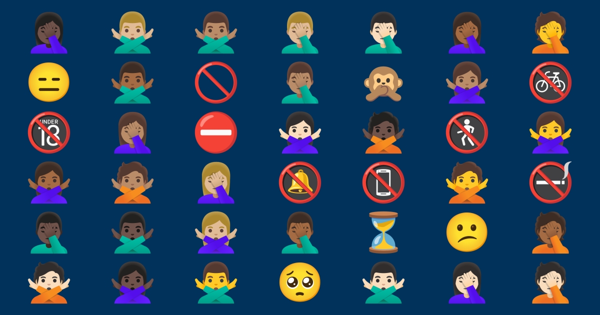 😑 Not Emojis 😕 🥺 😥 🙉 🙊 🙅