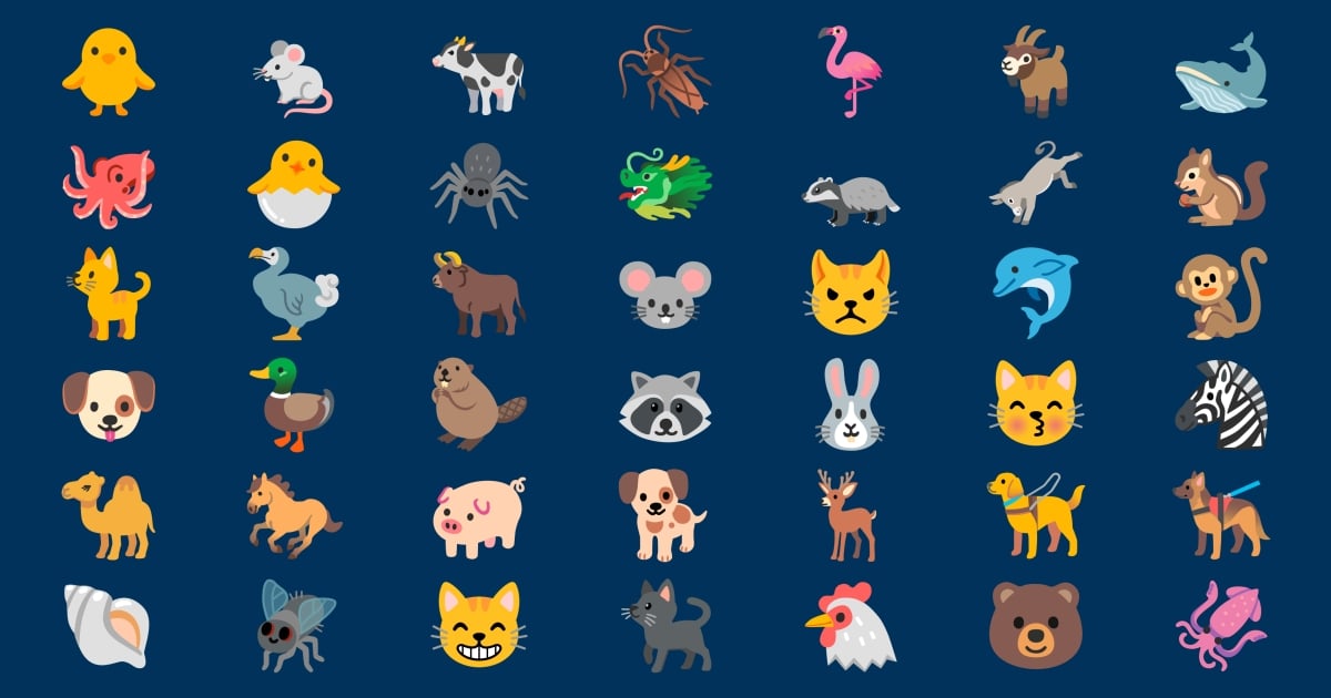 😺 Animal Emojis 😸 😹 😻 😼 😽 🙀