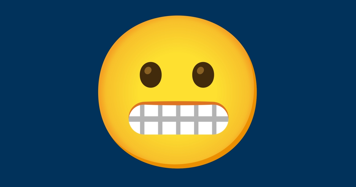 😬 verziehen Emojis