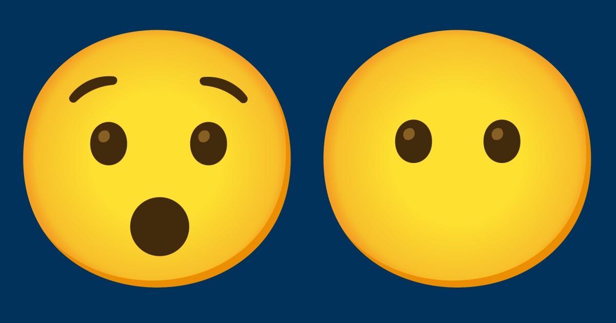 😶 sprachlos Emojis 😯