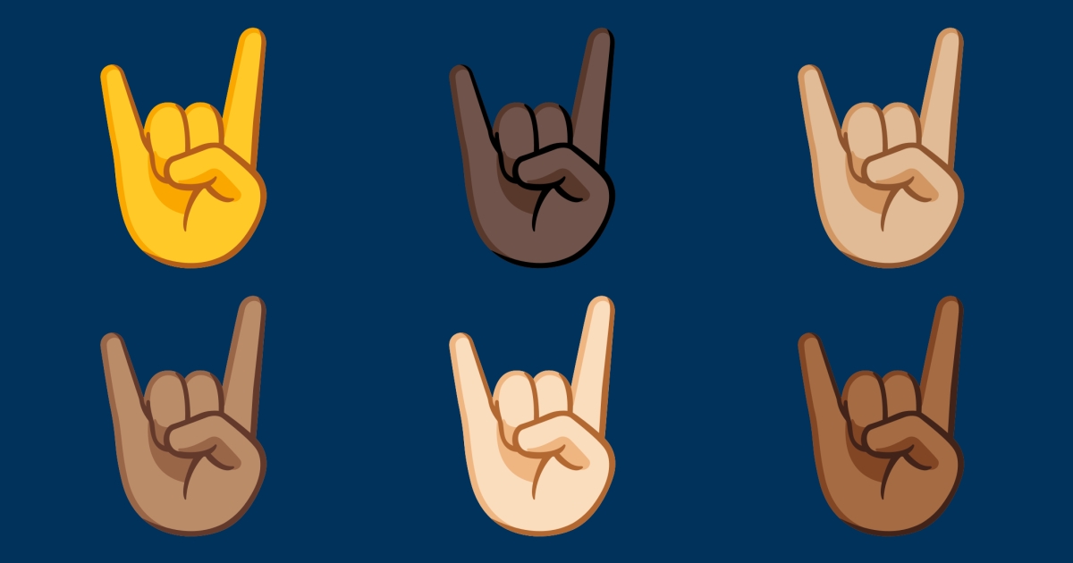 🤘 Mano cornuta Emojis 🤘🏻 🤘🏼 🤘🏽 🤘🏾 🤘🏿