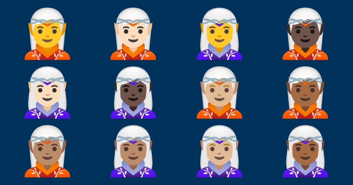 🧝 Elbin Emojis 🧝‍♀️ 🧝🏻 🧝🏼 🧝🏽 🧝🏾 🧝🏿