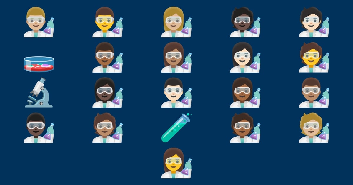 🧑‍🔬 Labor Emojis 👨‍🔬 👩‍🔬 🧪 🧫 🔬 🧑🏻‍🔬