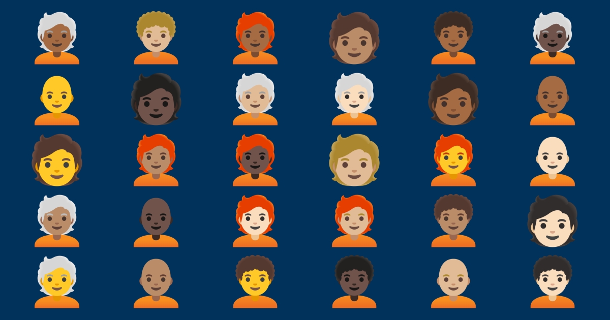 🧑 erwachsene Person Emojis 🧑‍🦰 🧑‍🦱 🧑‍🦳 🧑‍🦲 🧑🏻 🧑🏼