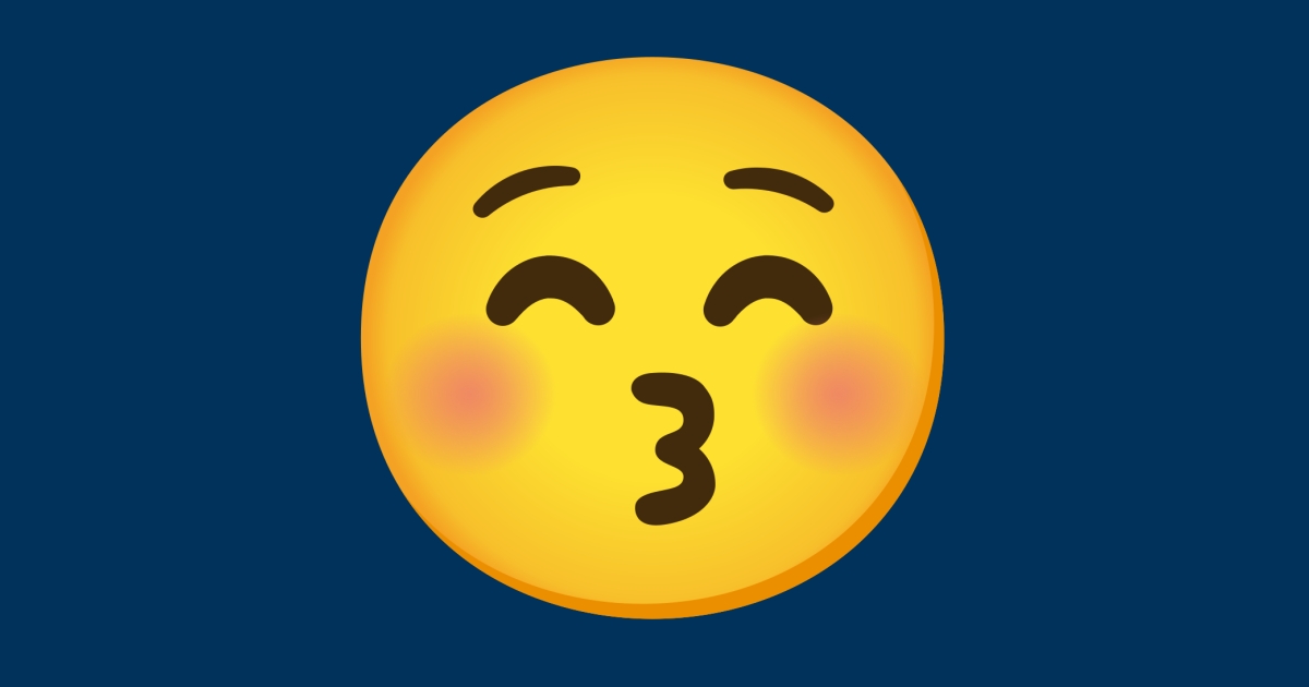 😚 Visage Rougissant Emojis