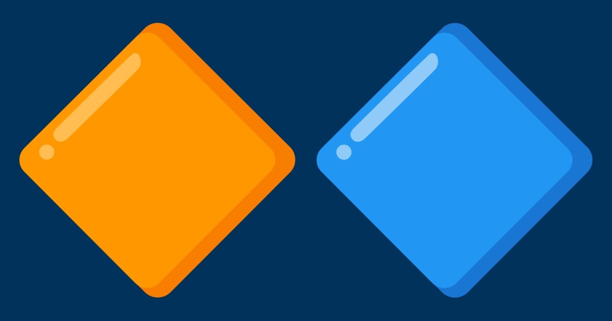 🔶 Grand Losange Orange Emojis 🔷