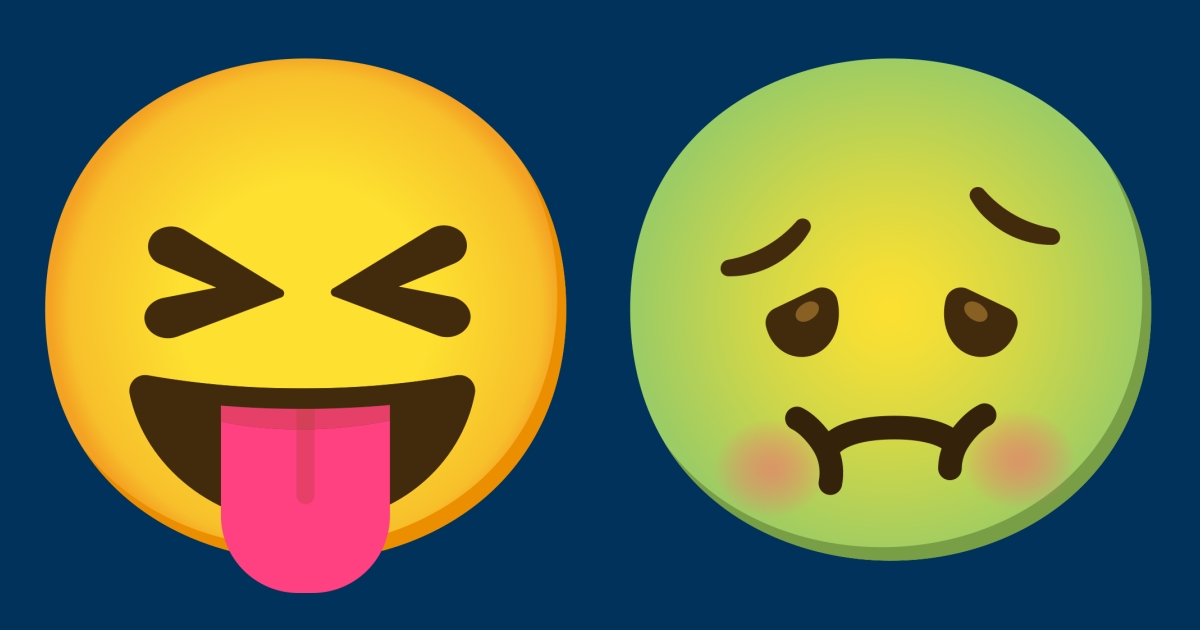 😝 Dégoûtant Emojis 🤢