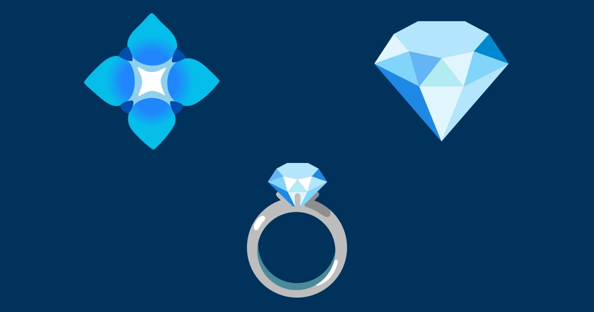 💍 Diamant Emojis 💎 💠