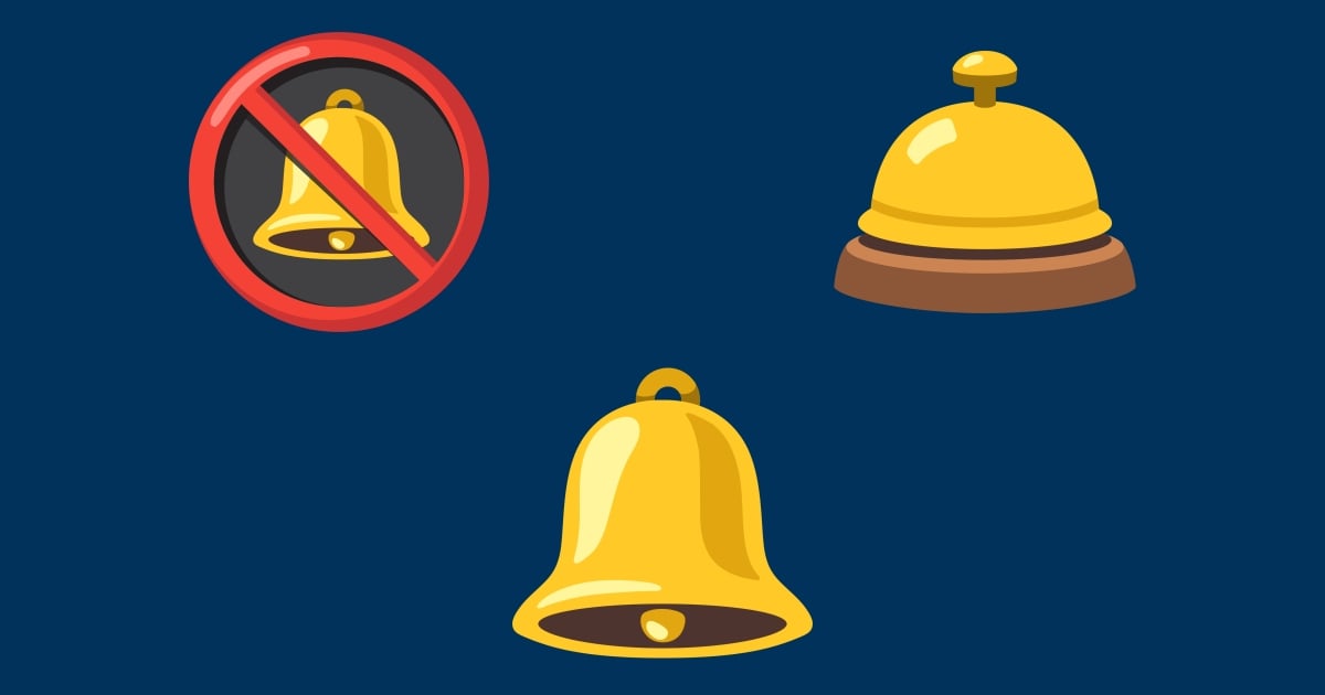 🛎️ Cloche Emojis 🔔 🔕