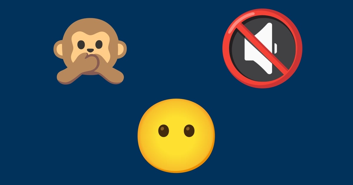 😶 Muet Emojis 🙊 🔇