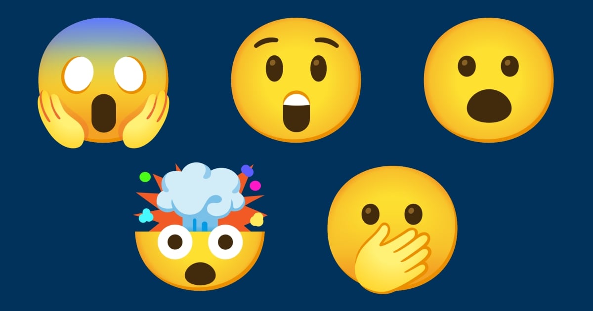 🫢 Choqué Emojis 🤯 😮 😲 😱