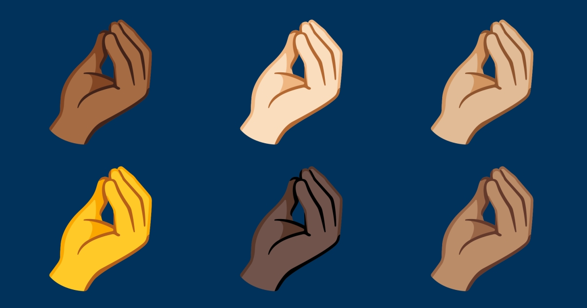 🤌 Bout Des Doigts Joints Emojis 🤌🏻 🤌🏼 🤌🏽 🤌🏾 🤌🏿