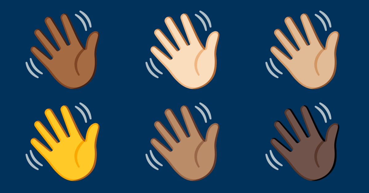 👋 Main Qui Salue Emojis 👋🏻 👋🏼 👋🏽 👋🏾 👋🏿