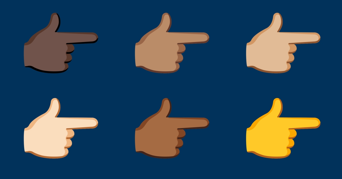 👉 Main Avec Index Pointant à Droite Emojis 👉🏻 👉🏼 👉🏽 👉🏾 👉🏿