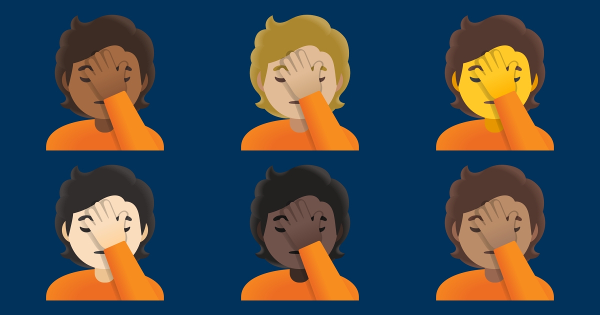 🤦 Drame Emojis 🤦🏻 🤦🏼 🤦🏽 🤦🏾 🤦🏿