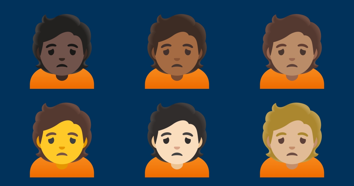 🙍 Pas Contente Emojis 🙍🏻 🙍🏼 🙍🏽 🙍🏾 🙍🏿