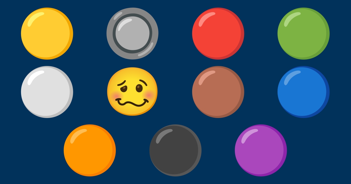🥴 Rond Emojis 🔴 🟠 🟡 🟢 🔵 🟣