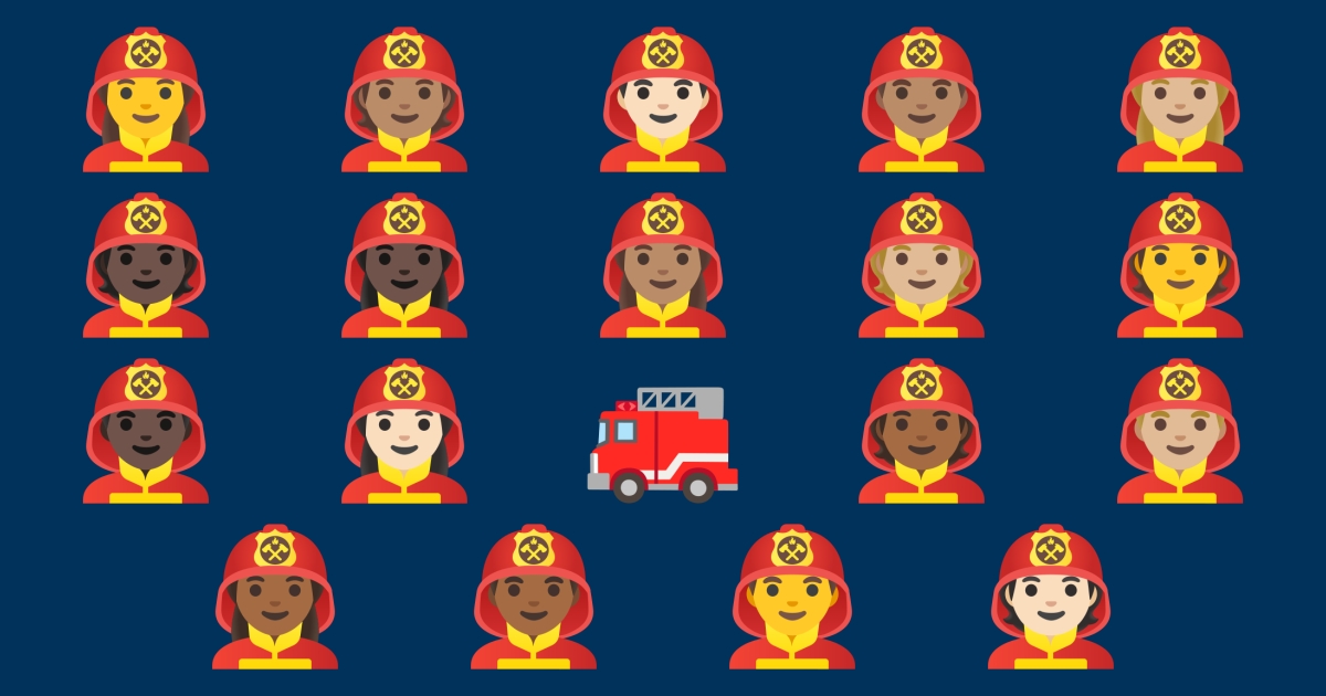 🧑‍🚒 Pompier Emojis 👨‍🚒 👩‍🚒 🚒 🧑🏻‍🚒 🧑🏼‍🚒 🧑🏽‍🚒