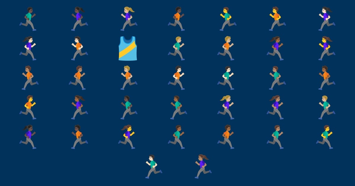 🏃 Jogging Emojis 🏃‍♂️ 🏃‍♀️ 🏃‍ ️ 🏃‍♀️‍ ️ 🏃‍♂️‍ ️ 🎽