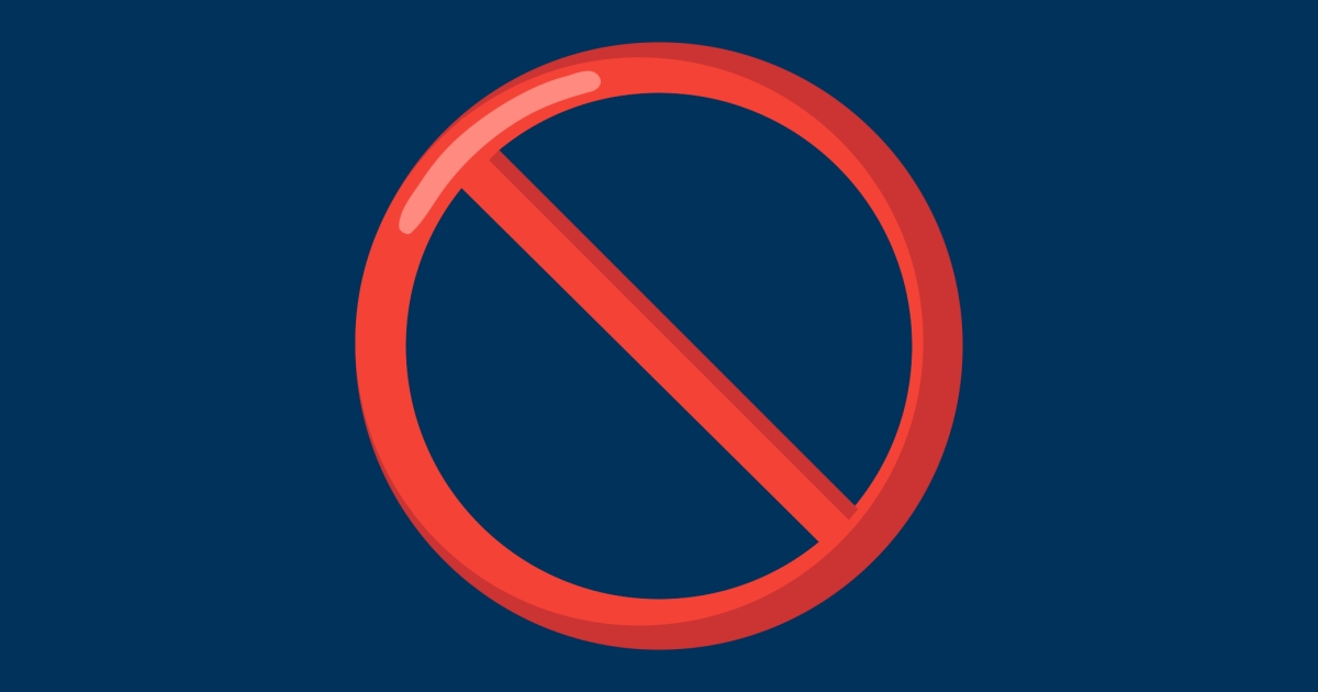 🚫 Simbolo Di Divieto Emoji